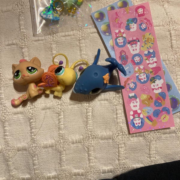 Littlest Pet Shop Custom LPS on Authentic Figure Ooak Punk Alligator - Etsy