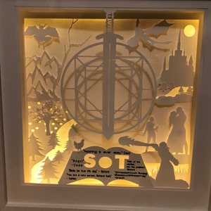 Paper Roses Shadow Box 9x9 Customizable Shadow Box Red Roses - Etsy