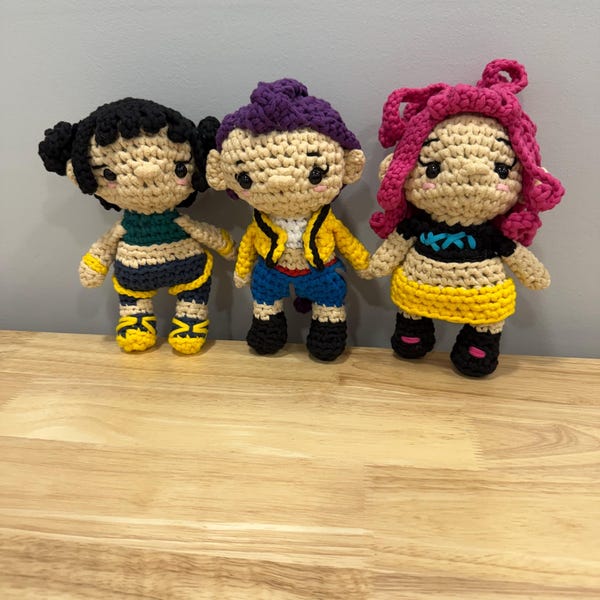 K-pop Demon Hunter Crochet Pattern/ Mira Pattern/zoey Pattern/ Rumi ...