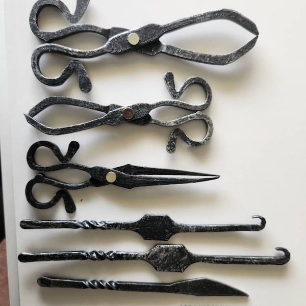 LARP Surgeon Tool Kit – 3D Printed Pest Doctor Kit, Rustic Medical ...