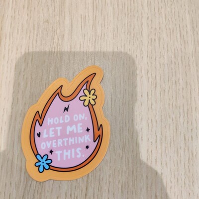 Mental Health Quote Sticker // Dishwasher Safe, Aesthetic Stationery ...