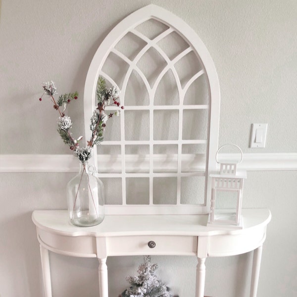 Arch Window, Farmhouse Frame Heirloom, Faux Window Frame, Arched ...