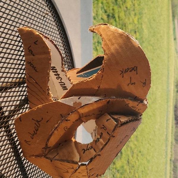 Bird of Prey/raptor Low Poly Mask Pattern for Cardboard or EVA Foam - Etsy