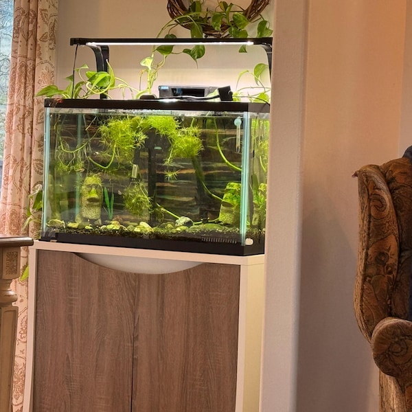 Hang-on-back Aquarium Light Riser | 2-8 Inch Height | Adjustable Height ...