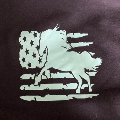 US Flag Horse - Etsy