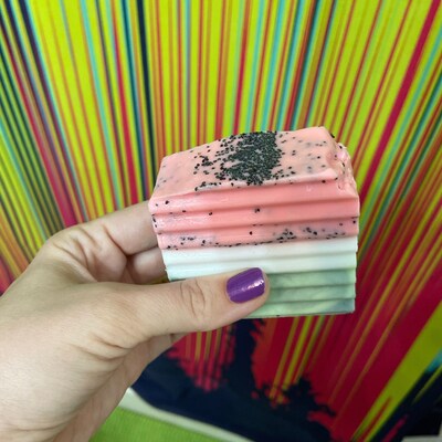 Soap Bars in Star Showers Fragrance Stunning Neon Colors in - Etsy