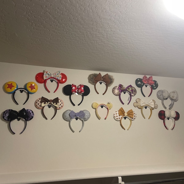 Decorated Mickey Ear Wall Displays 5, 10, or 20 Packs Also 3 Packs of ...