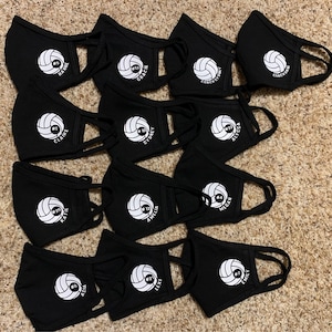 VOLLEYBALL Cotton Washable Face Mask Volleyball Mask | Etsy