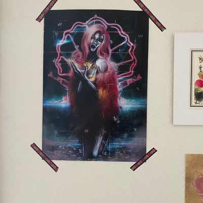 Venus in Chrome L Lizzie Wizzy Cyberpunk 2077 Art Print - Etsy