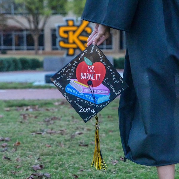 Custom social Worker Graduation Cap Topper, Social Work Graduation Cap ...