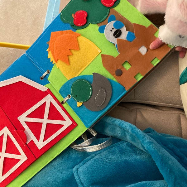 Ladybug Quiet Book Pattern - PDF Pattern - Sewing Patterns - Felt ...