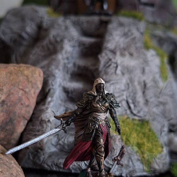 Human Barbarian Brawler Miniature Fighter Dungeons and Dragons Mini RPG ...