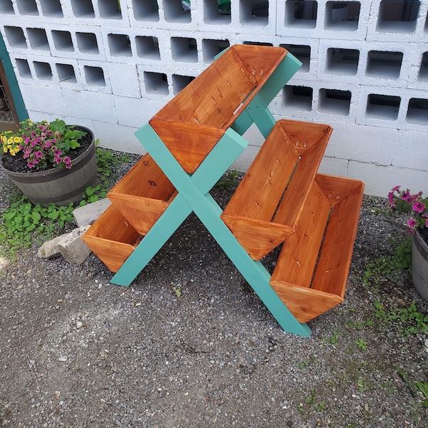 5 Box Tier Planter Digital Plans, Multi-tier Planter/ Herb Box Planter ...