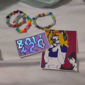 Scene Furry 2000s PLUR Sticker - Etsy