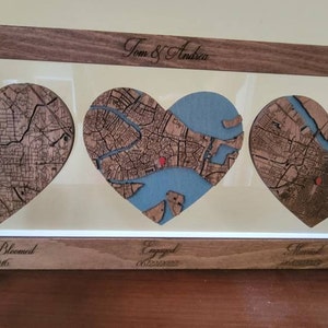 Personalised Map Location Key Holder for Wall, Custom Magnetic Key ...