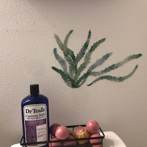 Blue Denim Fish Wall Decals, Bathroom Decor, Home Décor, Vintage Ocean ...