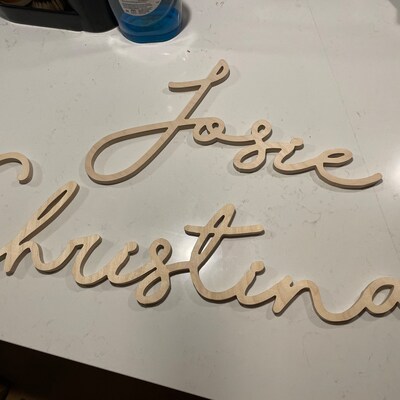 Custom Wood Name Sign for Nursery or Kids Room Decor, Personalized ...