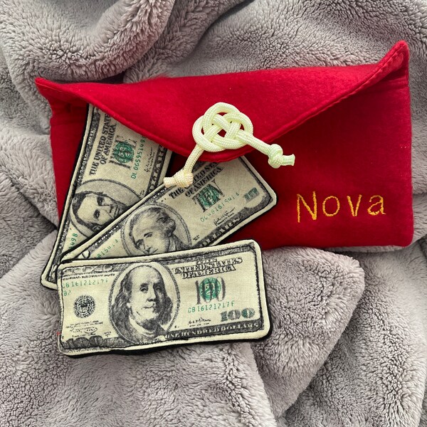 Lucky Money Snuffle Envelope Dog Toy, Interactive Pet Toy, Lunar New ...