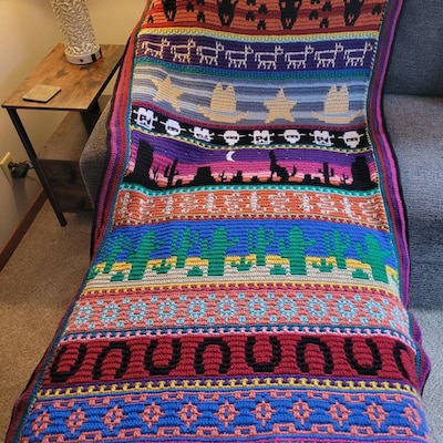 Sos Scarfmania Aliens Mosaic Crochet Pattern Collection - Etsy