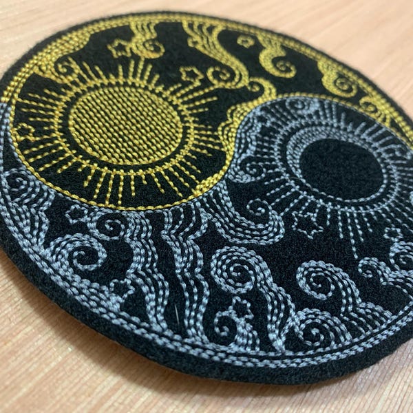 Gold Pocket Watch Iron on Embroidery Patch Mtcoffinz Choose Size - Etsy
