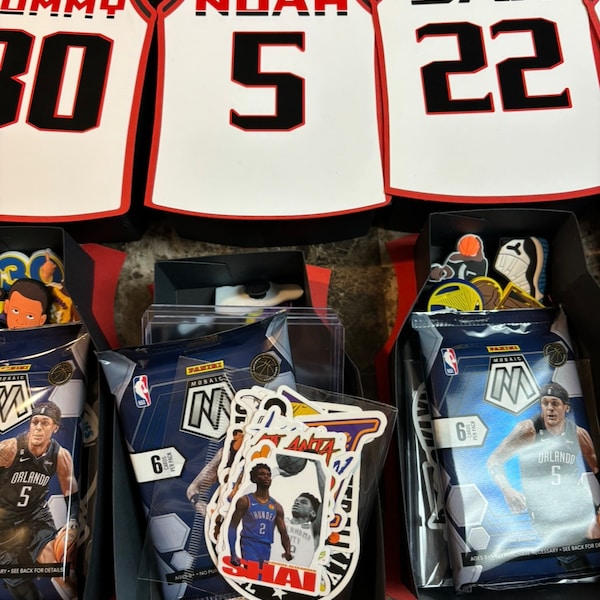 Basketball Jersey Favor Box Svg, Basketball Team Gift, Basketball Favor ...