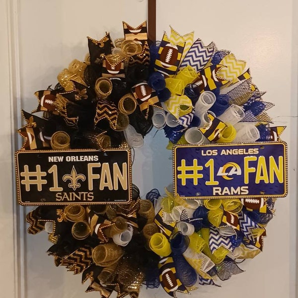 Los Angeles Rams NFL #1 Fan Metal License Plate/ Auto Tag, Licensed by ...