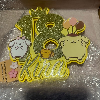 Cinnamoroll Cake Topper Kawaii Sanrio Decoration Hello Kitty Friends ...