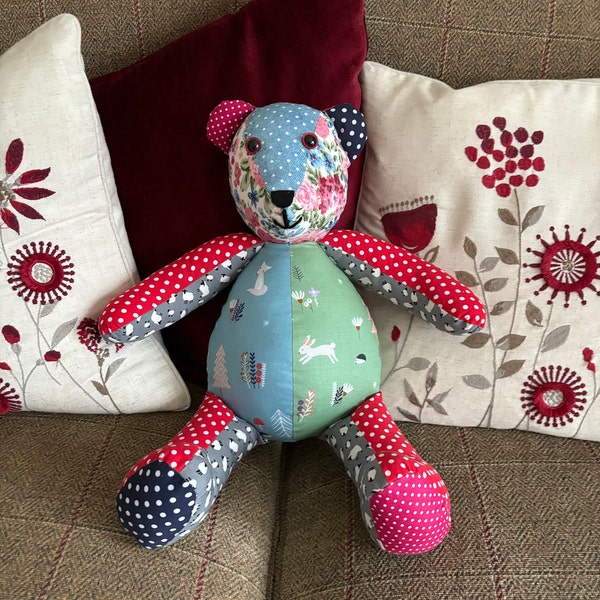 Memory Bear Pattern, Keepsake Bear, Memory Bear, Memorial Bear, Bear ...