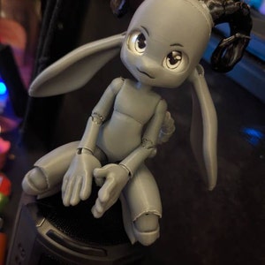 DIGITAL .STL Alien Kabbit Pre-supported Files for SLA Printing 26-28cm ...