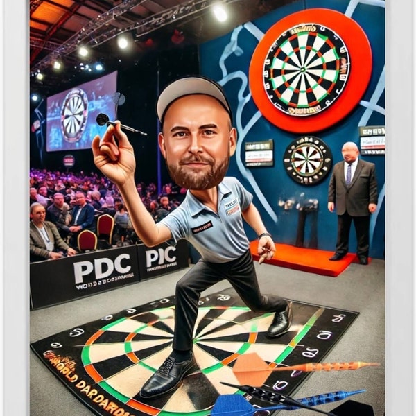 Custom Flight Attendant Cartoon Portrait, Cabin Crew Caricature, Gift ...