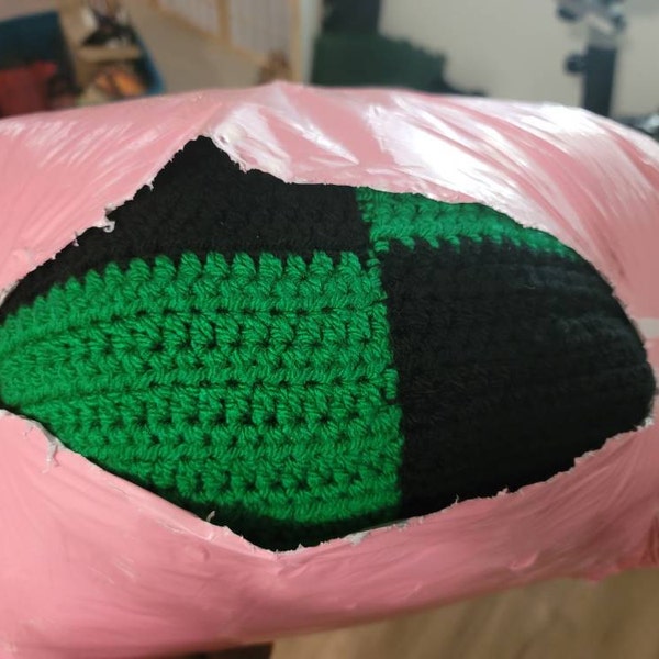 OVERSIZED Checkered Crochet Cardigan - Handmade - Etsy