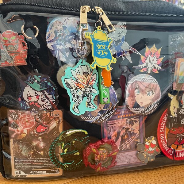 Multi-color Ita Bag Crossbody With Insert, Anime Ita Bag, Ita Messenger ...