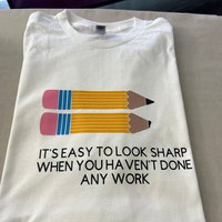Teacher SVG Cut File for Classroom, Sharp Pencil SVG, Dull SVG ...