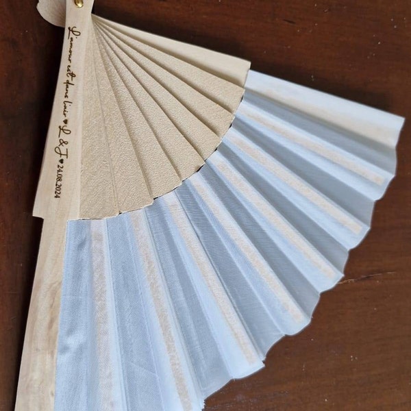 Éventails personnalisés pour mariage cadeau original éventail invité ...