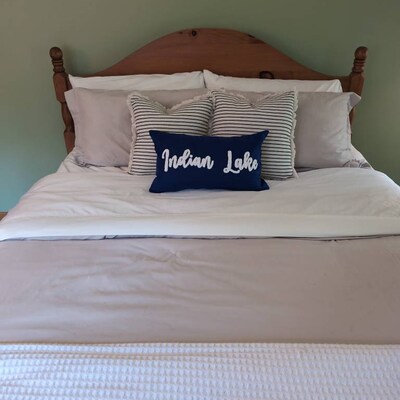 Custom Embroidered Pillow Personalized Gift, Home Decor, Anniversary ...