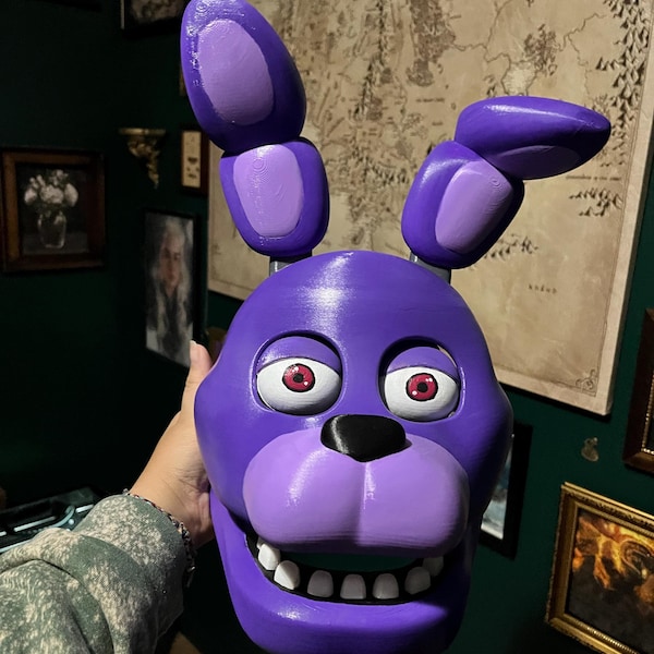 Bonnie Mask DIGITAL File for 3D Printing (FNAF / Five Nights at Freddy ...