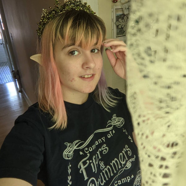 Custom Painted Elf Ears for Hobbit Pixie Dalish Fairy Costumes and ...