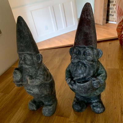 Creepy Baby Head Concrete Statue Homemade Garden Lawn Ornament for ...