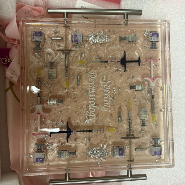 Aesthetic Tray, Pink, Custom Logo, Aesthetics Nurse, Botox, Fillers ...