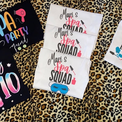 Matching Slumber Party Svg. Spa Party Svg. Spa Birthday Svg. Pamper ...