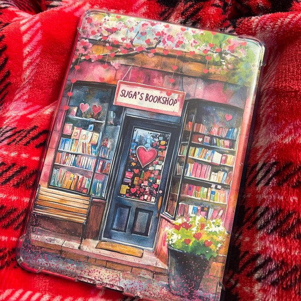 Personalized With Name Hot Pink Bookshop No.1 Kindle Insert - Etsy