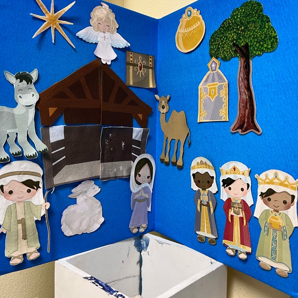 Nativity Clipart, Religious Illustration, Bible Graphics, Baby Jesus ...