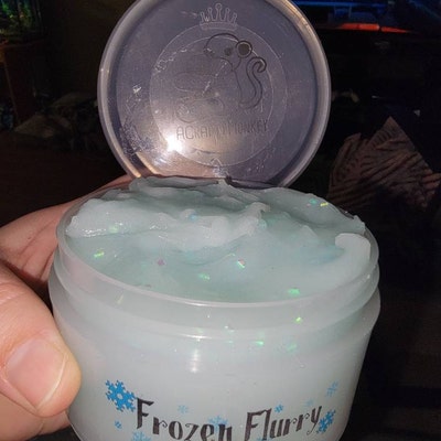 Frozen Flurry Icee Slime Cloud Slime Bingsu Slime Winter - Etsy