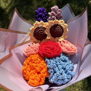 CROCHET PATTERN loopy Lily Granny Square Instant Download - Etsy