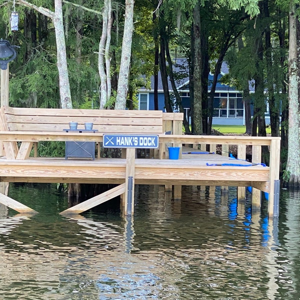 Boat Dock Sign, Boat Dock Decor, Boat Docks, Boat House Sign, Lake ...