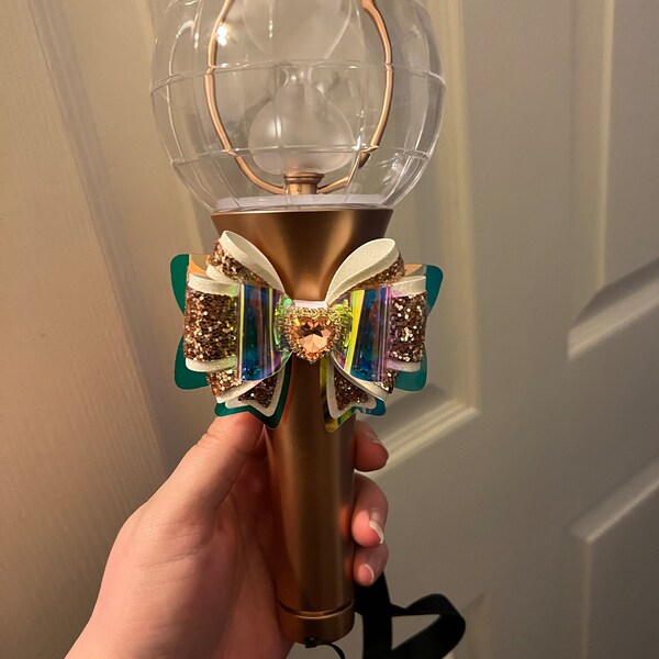 ATEEZ LIGHTINY Light Stick Leather Bow Kpop Accessory V2 Edition - Etsy