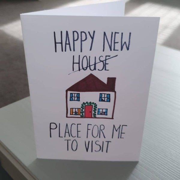 Funny New Home Card, Unique Moving House Card - Etsy