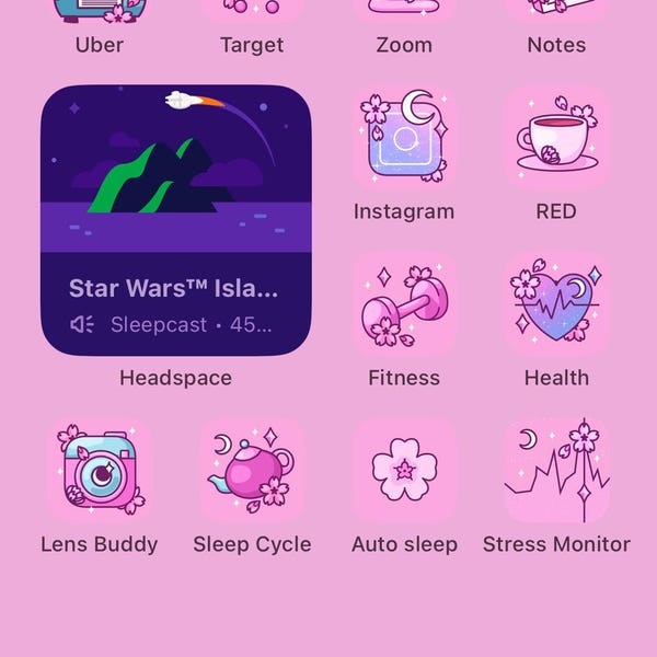 Cute Frog Desktop Wallpaper Pack Mushroom Cottage Core Folder Icons for ...