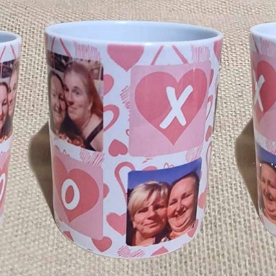 MOM Mug PNG Floral Mug & Heart Photo Mask PNG Template for Sublimation ...