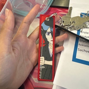BUY 2 GET 3 Double-sided Embroidered Anime Keychain / Key Tags / Jet ...